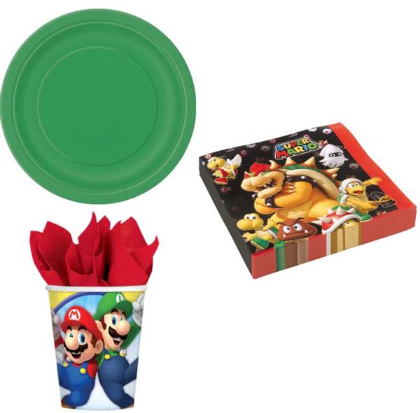 Super Mario, Kakebilde, 20cm - Surpriseworld.no